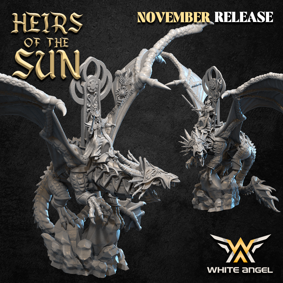 High Dragon Archmage | Heirs of the Sun | White Angel Miniatures - CT ...