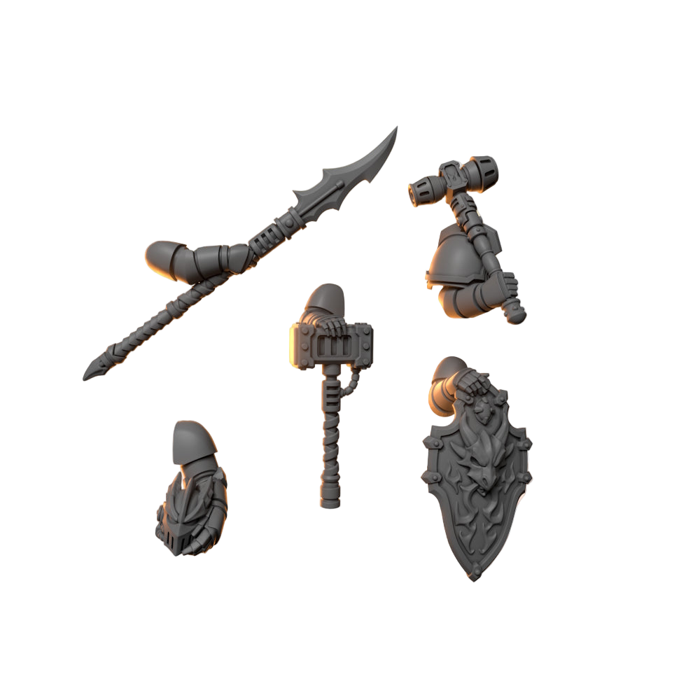 Anvil Wardens Arm Poses – Premium Conversion Bits (Salamanders Style ...
