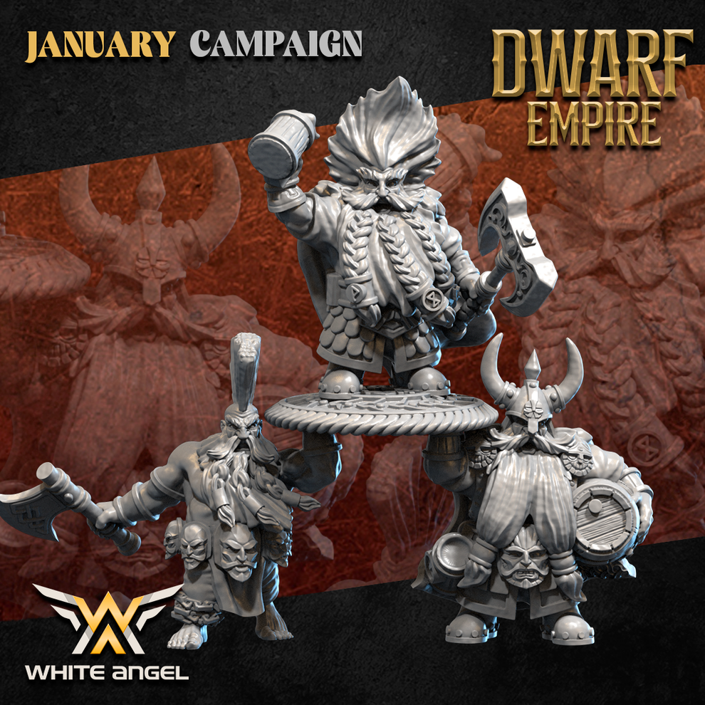Dwarf Party | Dwarf Empire | White Angel Miniatures - CT Miniatures UK
