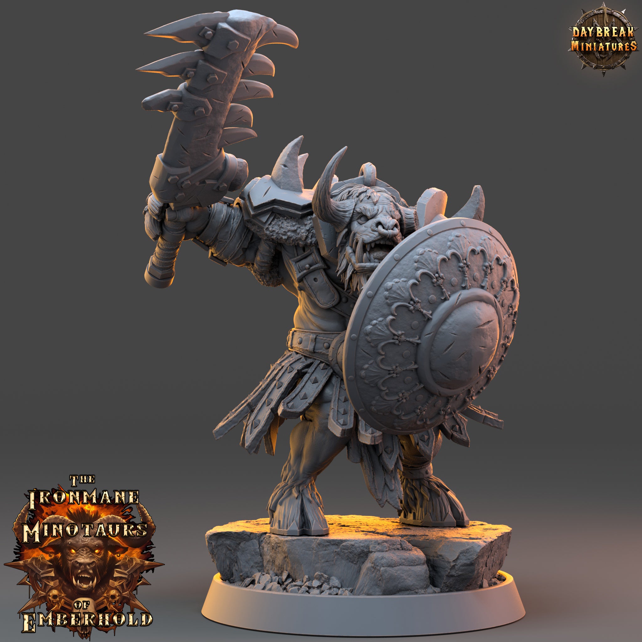Goroth Warhowl - The Ironmane Minotaurs of Emberh - CT Miniatures UK