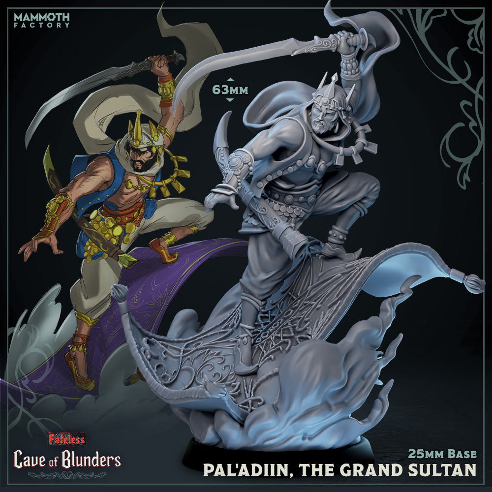 Pal'adiin, the Grand Sultan - Cave of Blunders – CT Miniatures UK