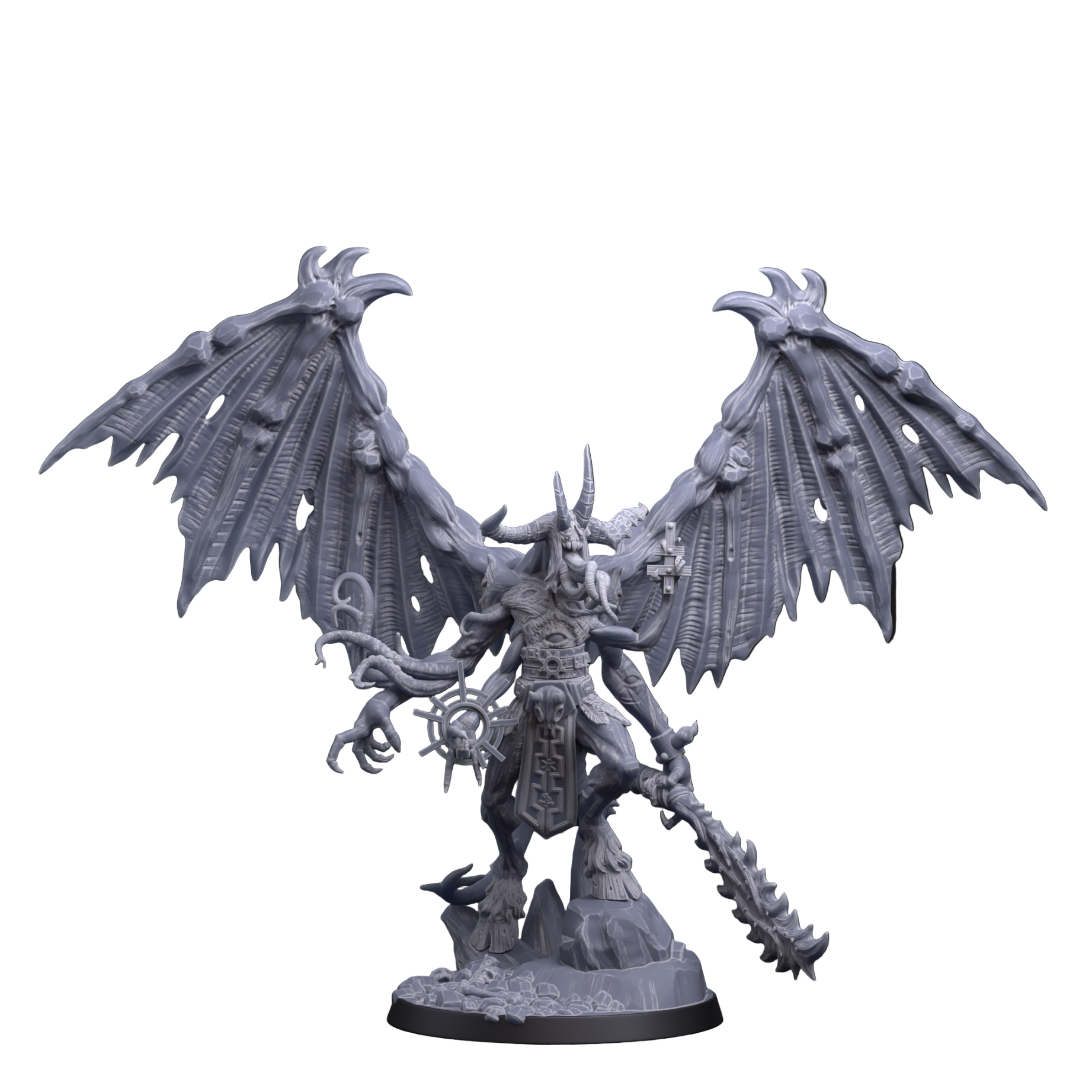 Praetor Daemon Prince | 1K Hijos - CT Miniatures UK