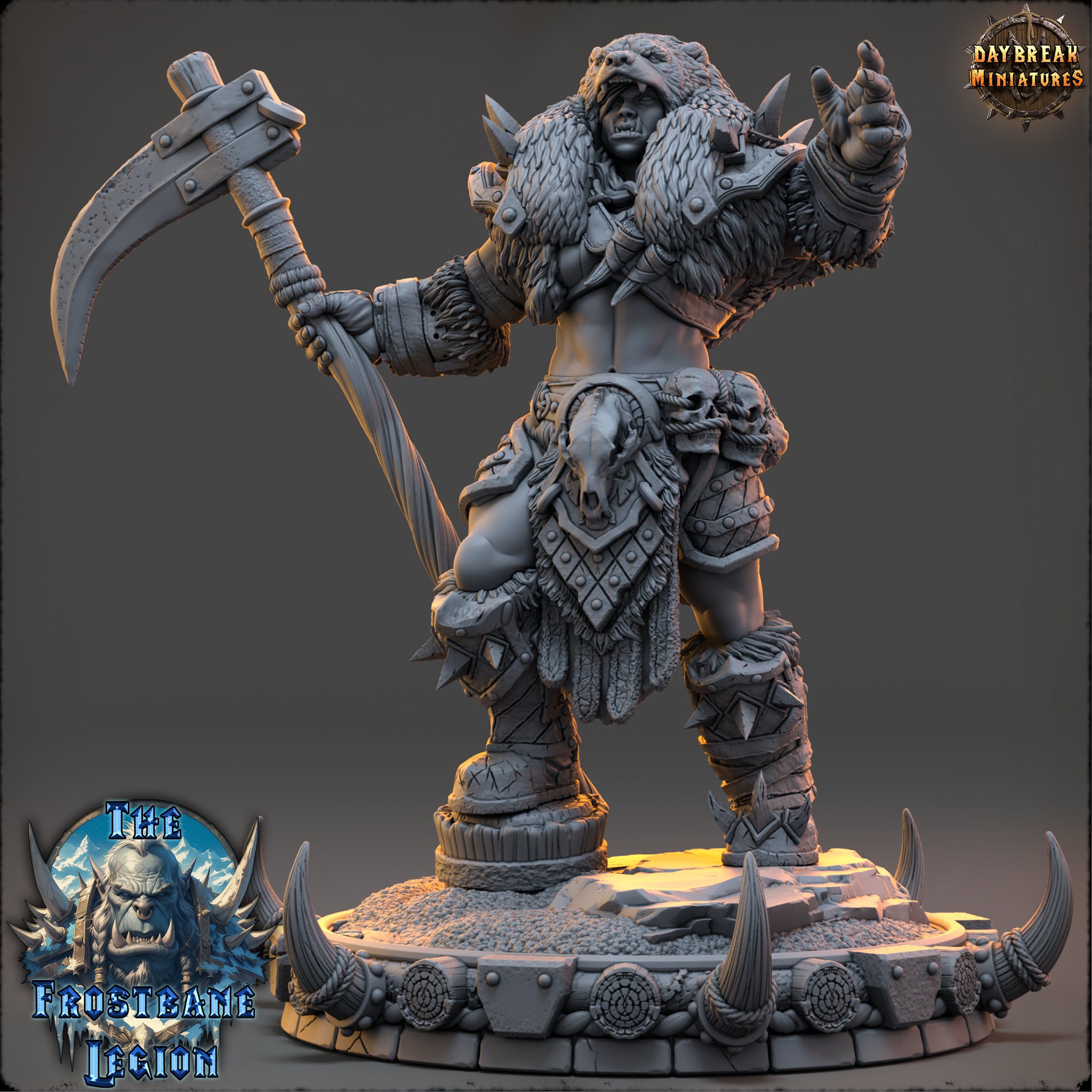 Vhala the Crimson Howler - The Frostbane Legion – CT Miniatures UK
