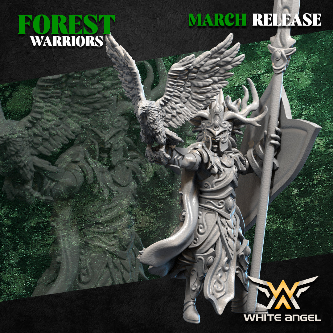 Lord of the Forest on Foot | Forest Warriors | White Angel Miniatures ...