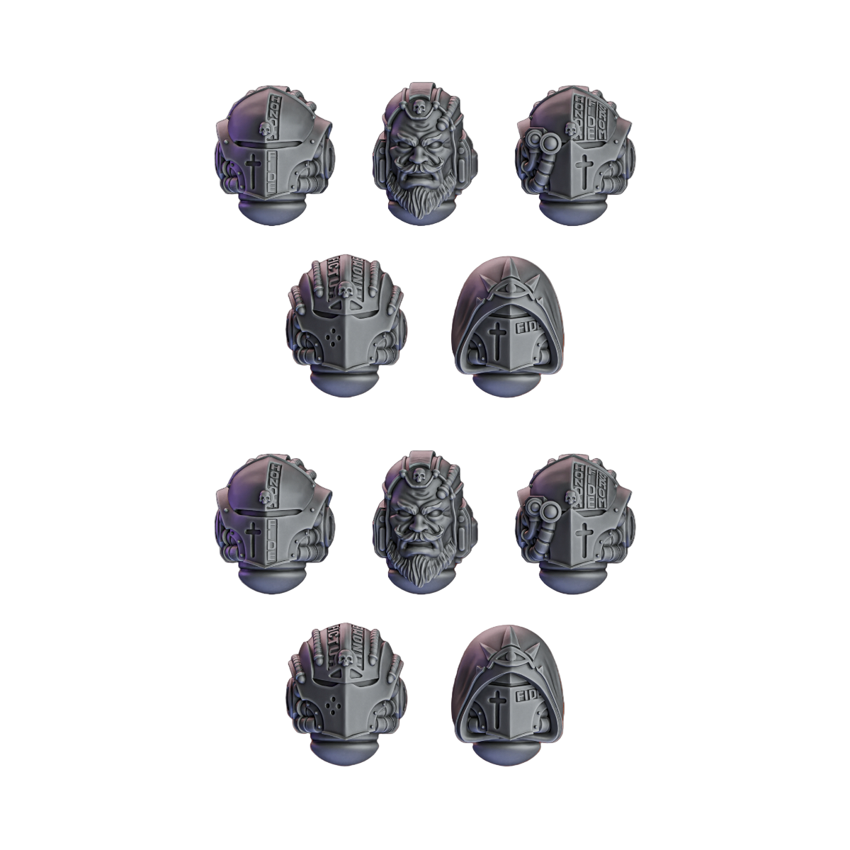 Warden Heads x10 – CT Miniatures UK