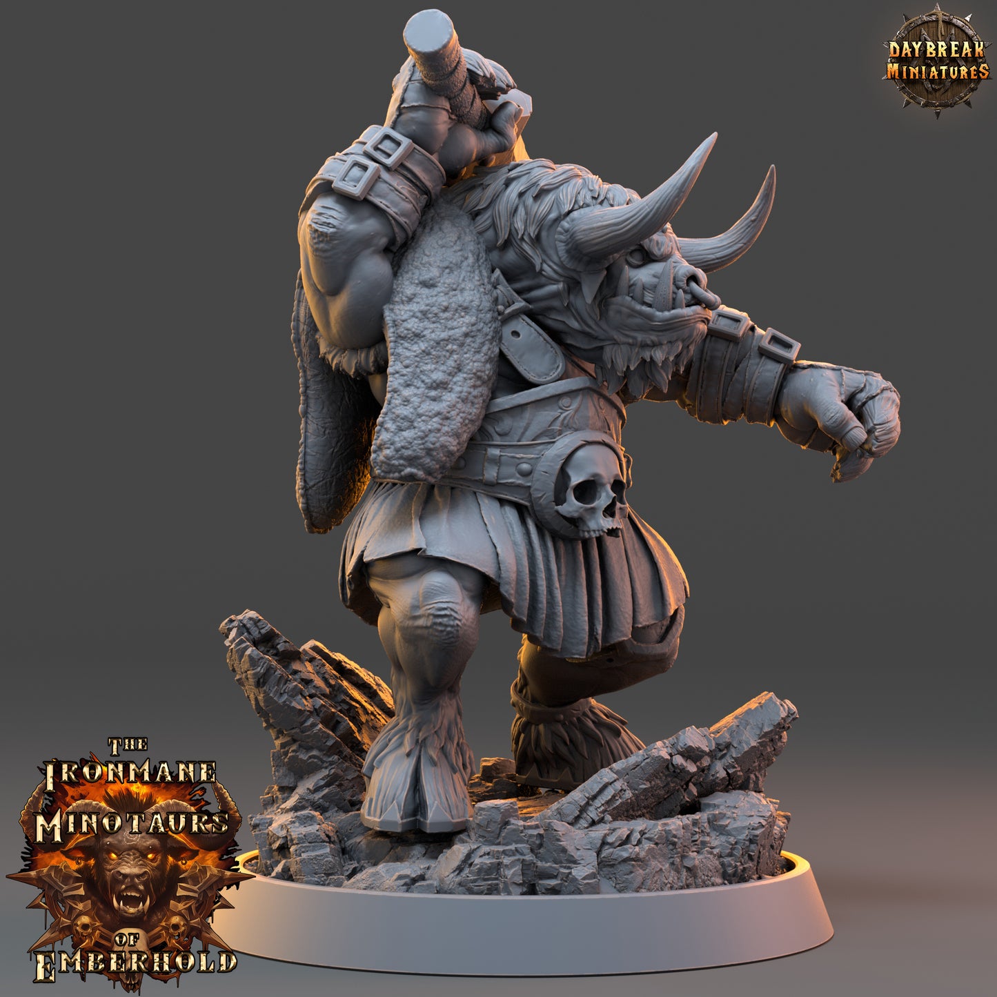 Zorath Hellbane - The Ironmane Minotaurs of Emberhold – CT Miniatures UK