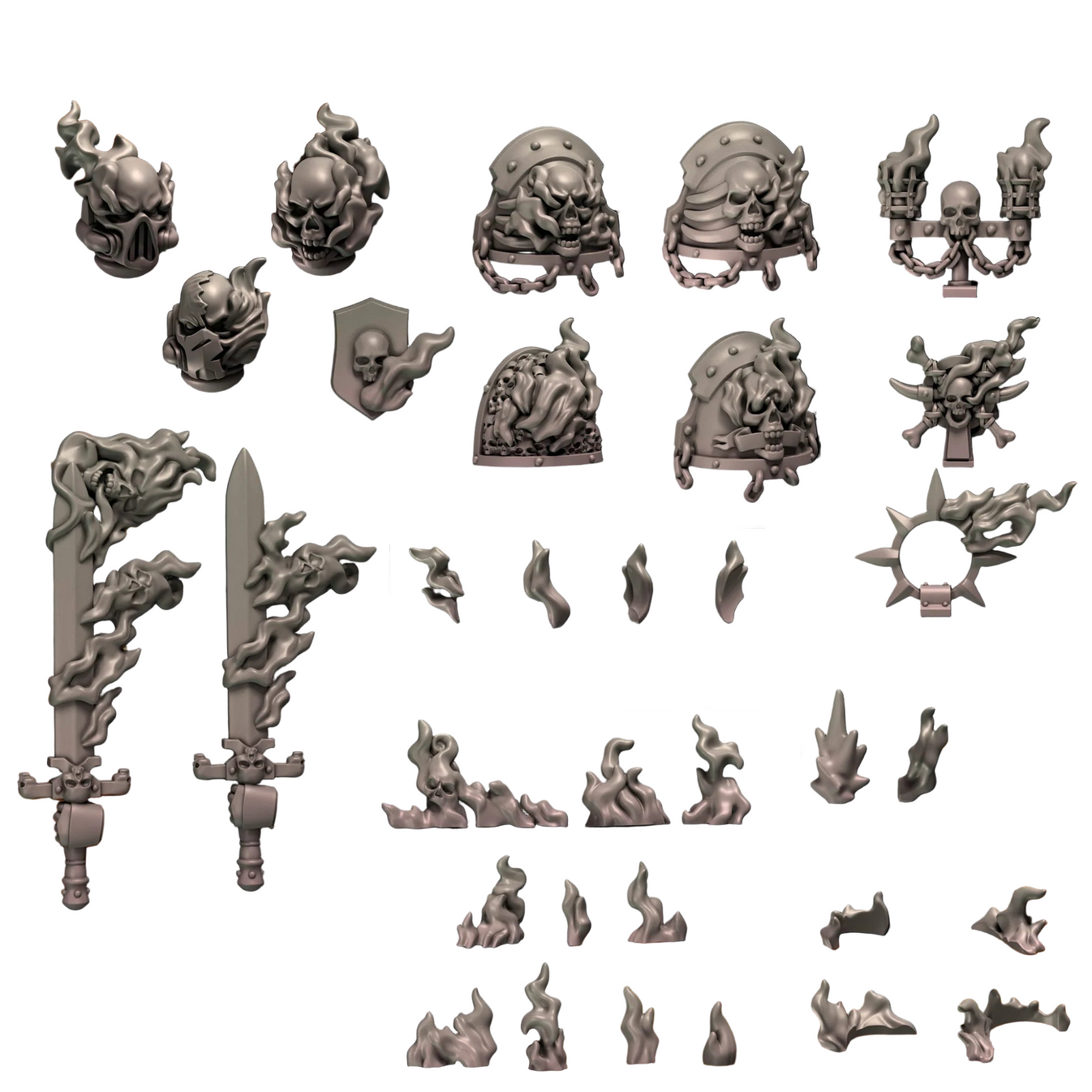 Custom Chaos Space Marine Bits | Premium Cursed Company Pack - CT ...