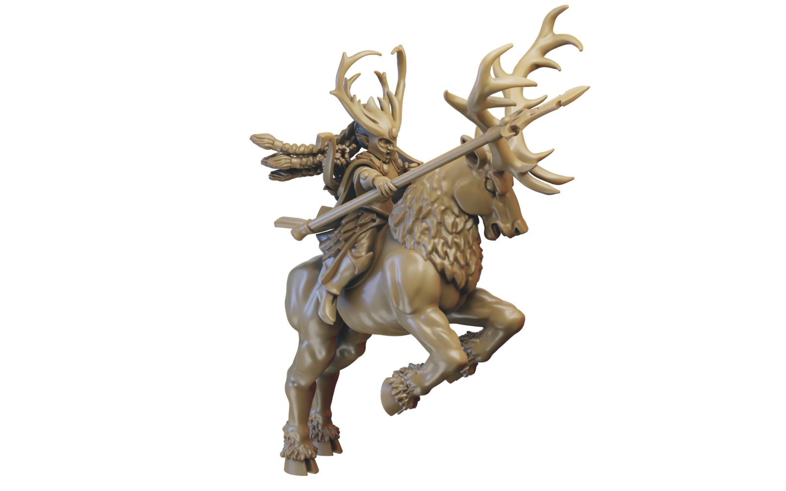 Noble On Great Stag | Wood Elves – CT Miniatures UK